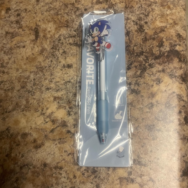 Sonic the Hedgehog Ballpoint Pens - Sonic, Tails, Knuckles, Amy Rose ...