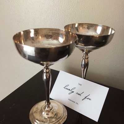 Gold Rim Glass Trinket Dish Vintage Key Dish Glass Candy - Etsy