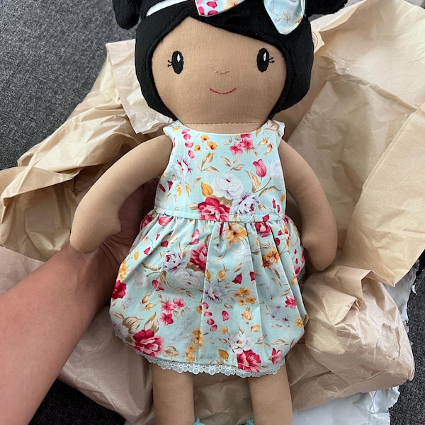 Handmade Rag Doll, Design Your Own Doll, Custom, 40cm (16”), Dress up ...