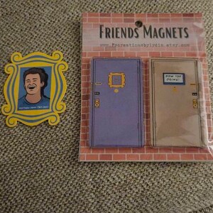 Friends Theme 2 Pack Fridge Magnets the Doors Monicas , Rachel Door ...