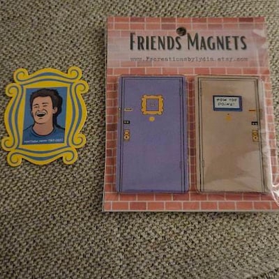 Friends Theme 2 Pack Fridge Magnets the Doors Monicas , Rachel Door ...
