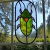 Stained Glass Insect, Stained Glass Beetle Pattern, Digital Download ...
