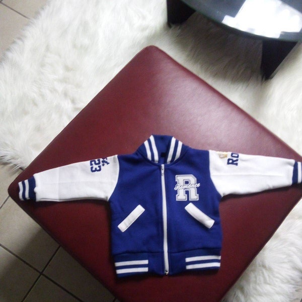 Personalized Baby Varsity Jacket, Custom Letterman Jacket, Keepsake ...