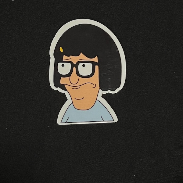 Tina Belcher Laptop Sticker | Bob's Burgers - Etsy