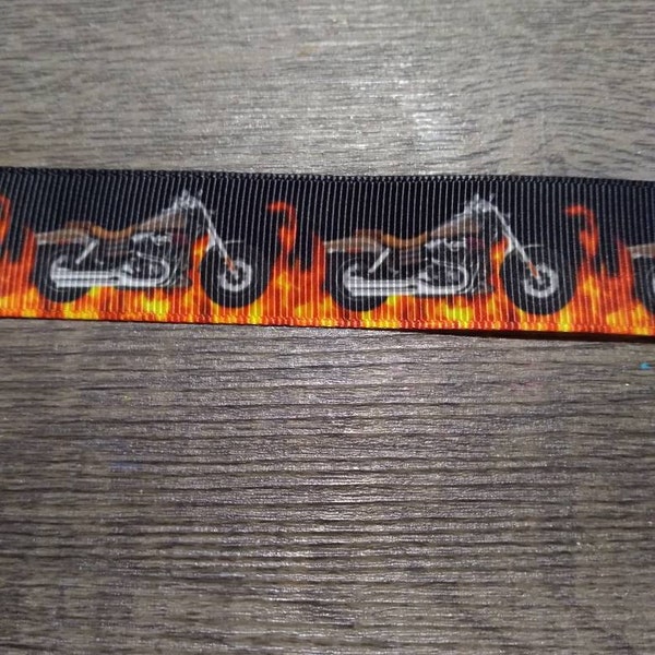 3 Yards - Wheels - Cars, Motorcycles - Grosgrain Ribbon - Your Choice ...