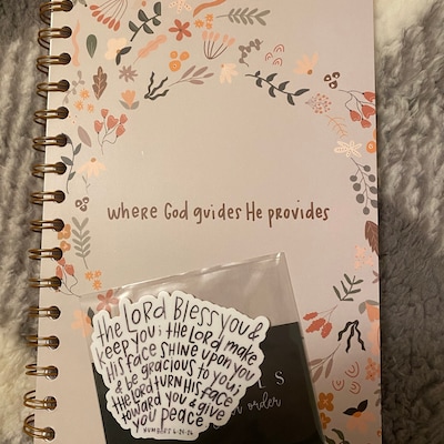 Bible Journal Prayer Journal Spiral Notebooks About Faith, Jesus, God ...