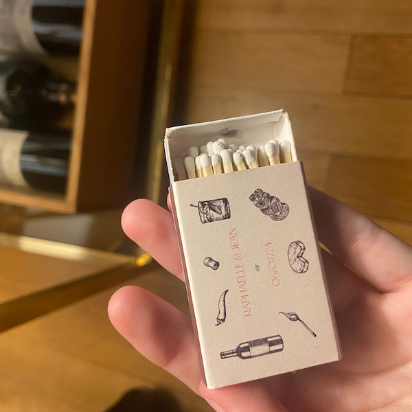 Restaurant LOGO Matchboxes / Business Matches / Custom Matchbooks ...