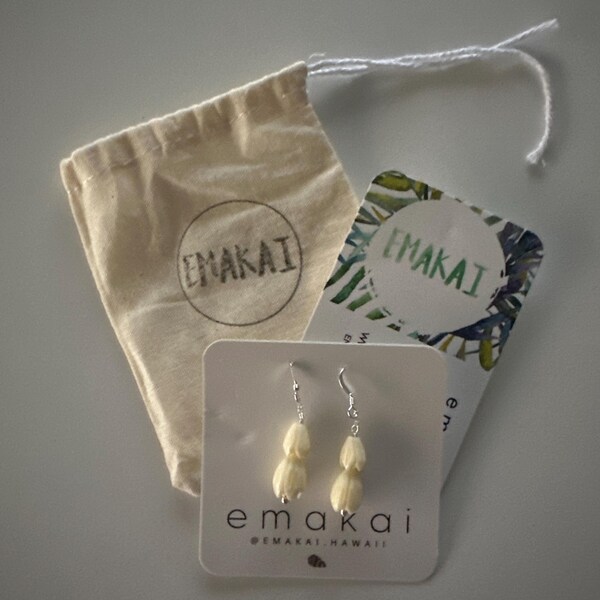 Charm Huggies, Interchangeable Shell, Tahitian Pearl, Pikake Charm ...