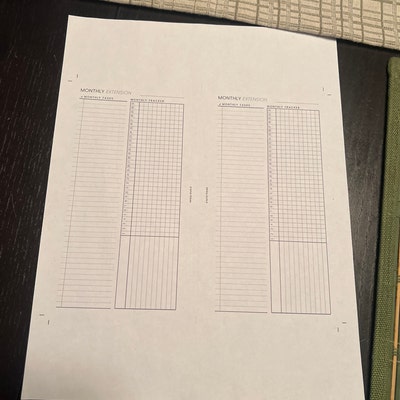 024 Medical Information Overview Printable Planner Insert PERSONAL WIDE ...