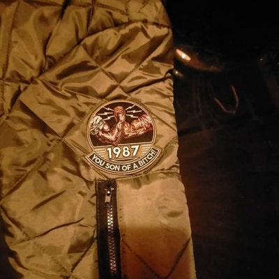 Predator Movie Dutch and Dillon Son of A Bitch Handshake Embroidered ...