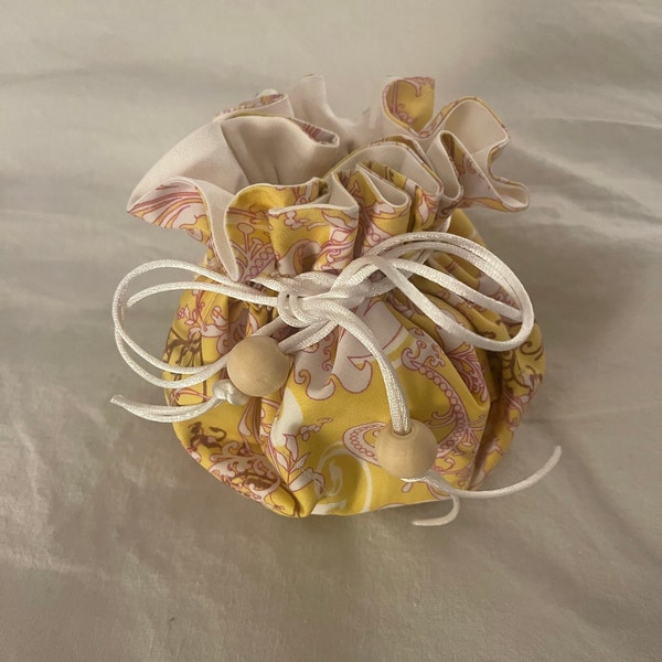 Travel Jewelry Pouch With Drawstring and Pockets - Etsy