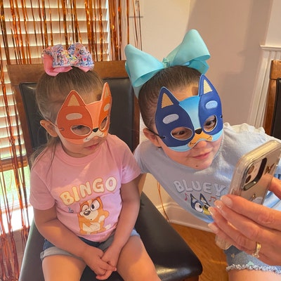 Child's Mask Blue Heeler Dog Family Your Choice of Dog - Etsy