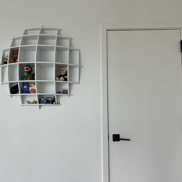 Floating Wall Shelf, Round, Sphere, Shelving Unit - Etsy