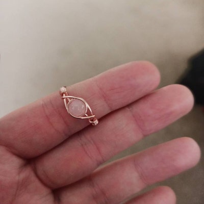 Evil Eye Ring, Protection Ring, Nazar Jewelry, Wire Wrapped Ring ...