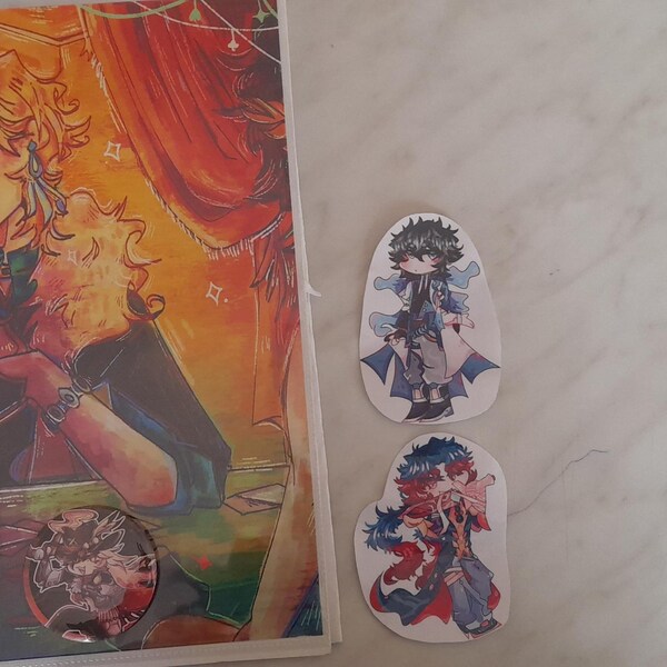 BSD Bungou Stray Dogs Pins Sigma & Bram Stoker Decay of the Angel - Etsy