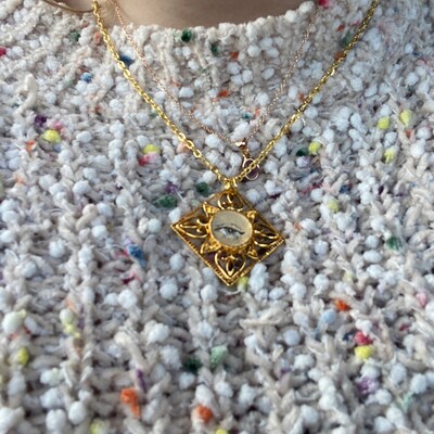 Custom Hand-painted Lovers Eye Locket Pendant Necklace - Etsy