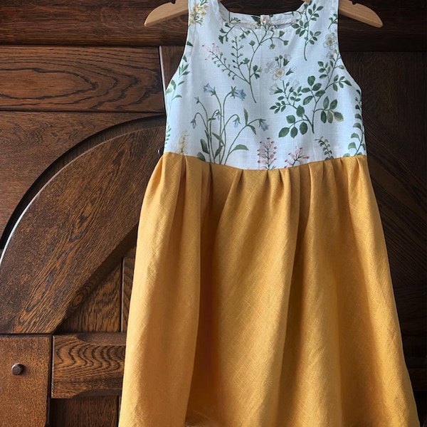 PDF Sewing Pattern for Square Neck Dress Joly. Flower Girls Summer ...