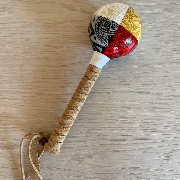 TRADITIONAL PLAINS RATTLE Native American, Music Instrument, Rattle ...