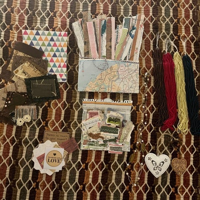 Scrap Pack, Paper Destash, Collage Fodder, Snippets, Ephemera ...