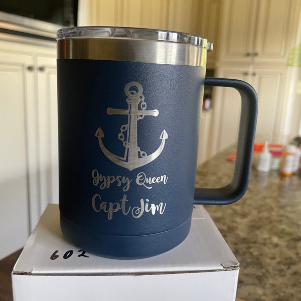 Laser Engraved Personalized Coffee Mugs - Custom Cups With Image, Logo ...