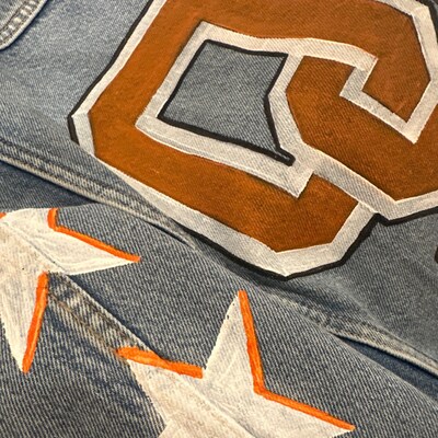 College or Team Logo Jacket - Etsy