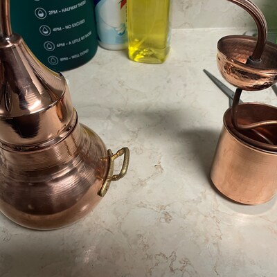 Mini Distiller, Pure Copper Alembic, Essential Oil Distiller, Hydrosol Still, Herbs Flowers ...