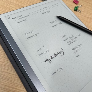 168 Paper Texture Digital Note Taking Template Dot Grid - Etsy