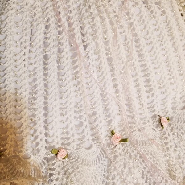 SUNBEAM 700 BABY Shawl/ Heirloom Baby Shawl/baby Shower Gift/ Baby ...