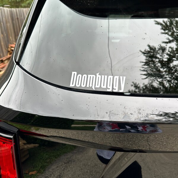 Haunted Mansion Decal, My Other Ride is a Doom Buggy Decal Vinyl Decal ...