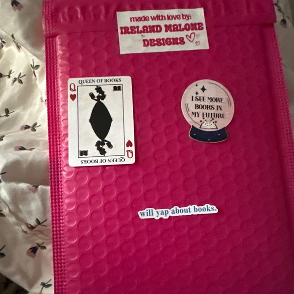 Book Club Member Card Vinyl Sticker Book Club Gift Kindle Sticker ...