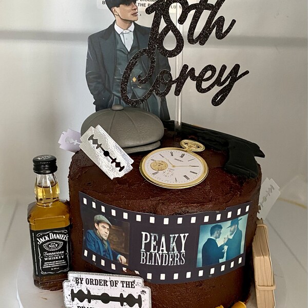 12 X Razor Blade Cupcake Toppers - Peaky Blinders - Stag Birthday Party ...
