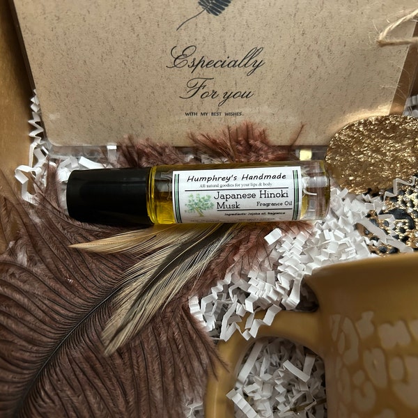 JAPANESE HINOKI MUSK Roll on Women's Perfume Fragrance, Jasmin Rose ...