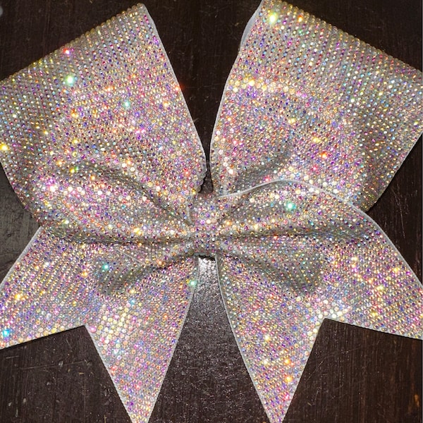 Rhinestone Cheer Bow Mega Bling Victoria Bow Cheer Bow - Etsy