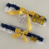 University of Michigan Wolverines UM Inspired Wedding Garter Belt Set W ...