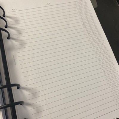 Recipe Sheet HP Mini Printable Happy Planner Inserts Blank Cook Book ...