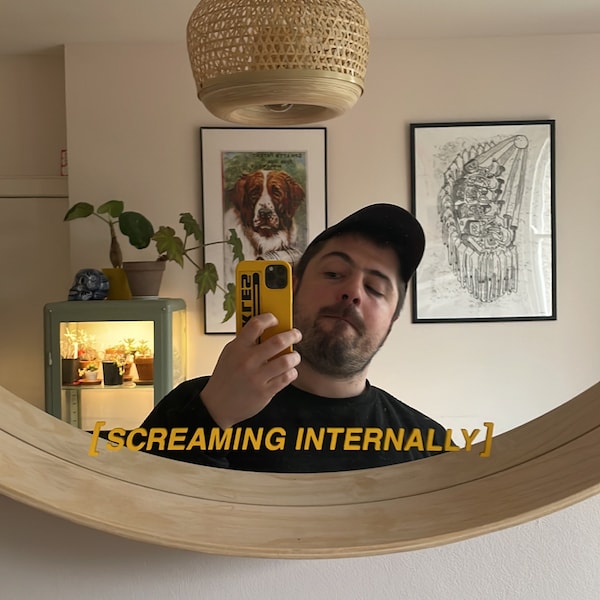 SCREAMING INTERNALLY - Vinyl Decal - Etsy