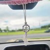 Car Mirror Cross, Cross Car Charm, Christian Rearview Mirror Hanging ...