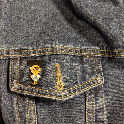 Funny Melanin Enamel Pin Dope Black Chick Pin Hard Enamel Pin African ...