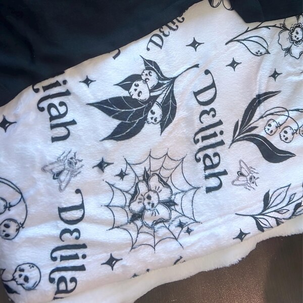 Pastel Goth Baby Custom Crib Sheet, Kawaii Soft Goth Baby Fitted Crib ...