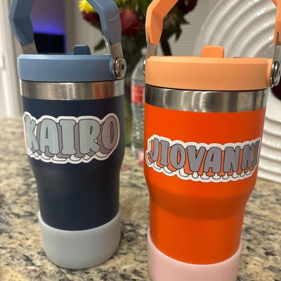 Waterproof Name Decal Personalized Vinyl Sticker NAME STICKER ...