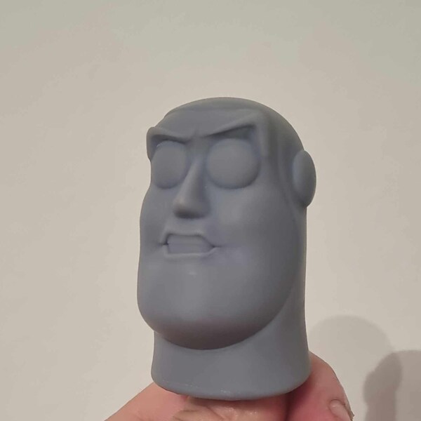 Buzz Lightyear “toy-mode” Face Head-sculpt STL File for 3D Printing ...