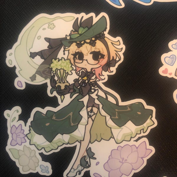 Needy Streamer Overload Cute Sticker Sheet Kangel Kawaiiangel Ame-chan ...