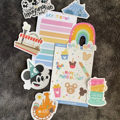 WDW Mickey Mouse Sticker Bundle Disney Sticker Pack Disney - Etsy