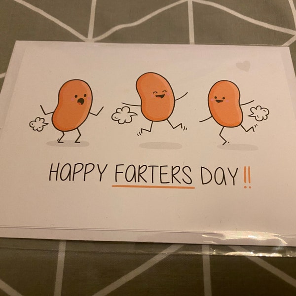 Happy Fathers Day Card | Dad Card | Beans - Etsy