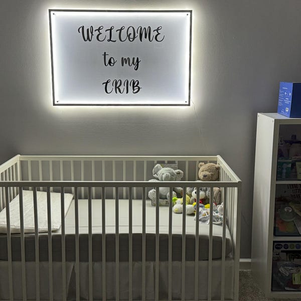 3D Rectangular Backlit Business Sign Wall | Custom LED Logo Sign ...