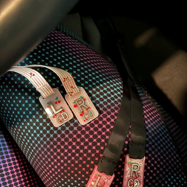 Blue and Red Student X-ray Anatomical Side Markers With a Shimmer ...