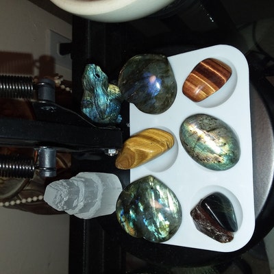 Phoenix Stone Crystal Tower Natural Gemstone Large Statement Piece ...