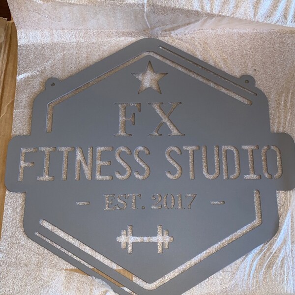 Custom Fitness Center Sign, Personalized Gym Sign - Etsy