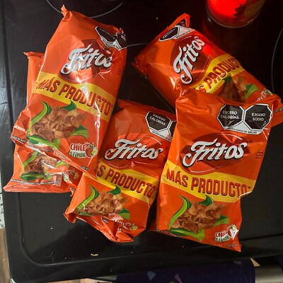 Ruffles Mega Crunch Salsa Roja Sabritas Mexican Chips, 5 BAGS 55 G - Etsy