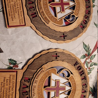 Custom 12or 18 Wood Army Fort Carson EACH Wall - Etsy